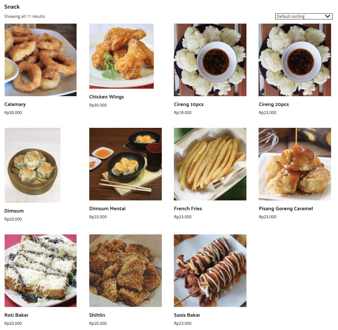 Menu at Gerobak Kopi Bang Raden Bekasi Timur cafe, Bekasi Regency