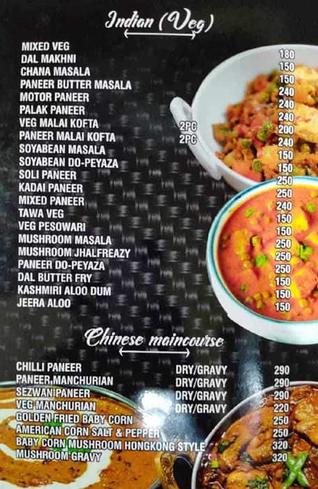 Menu at All In One Restaurant, Kolkata, GC/17