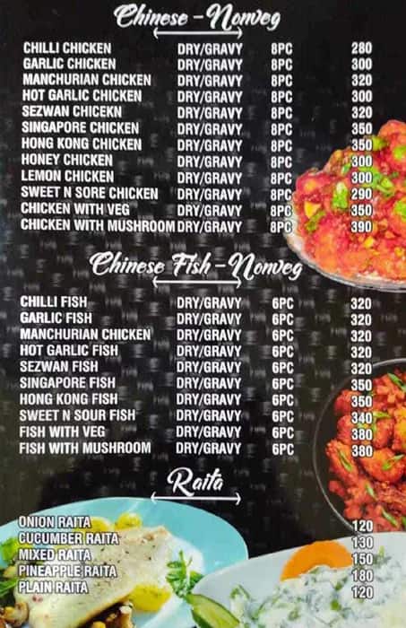 Menu at All In One Restaurant, Kolkata, GC/17
