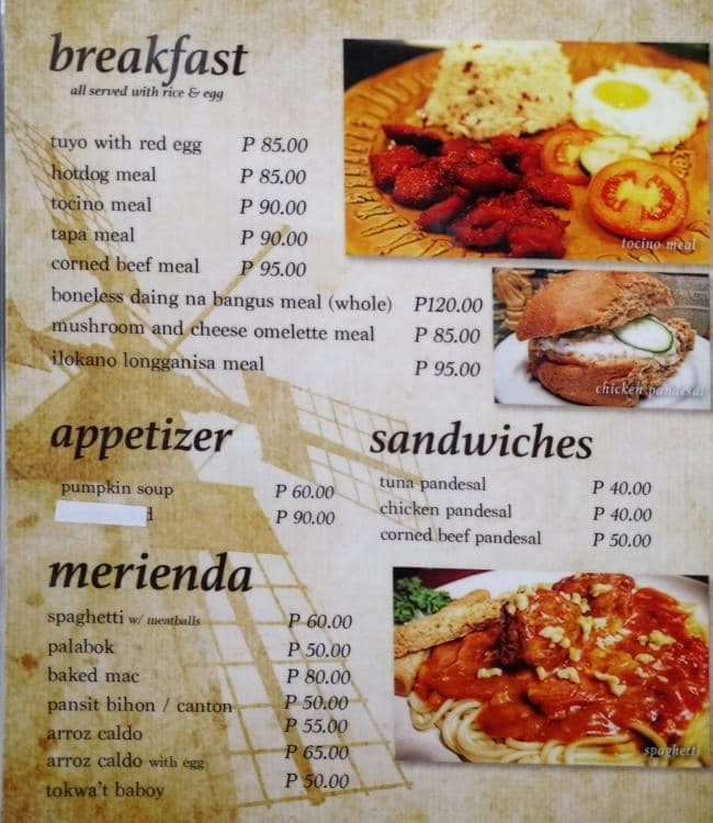 Pan De Amerikana Menu, Menu for Pan De Amerikana, White Plains, Quezon ...
