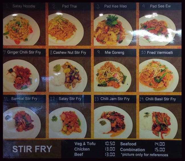 The Thai Connection Menu, Menu for The Thai Connection, CBD, Sydney ...