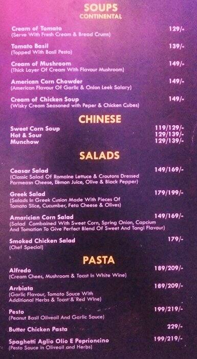 Madira Menu, Menu for Madira, Satyaniketan, New Delhi - Zomato