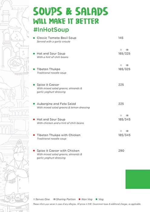 Menu at Spice It - Ibis Hotel, Bengaluru, ibis Bengaluru Outer Ring Road