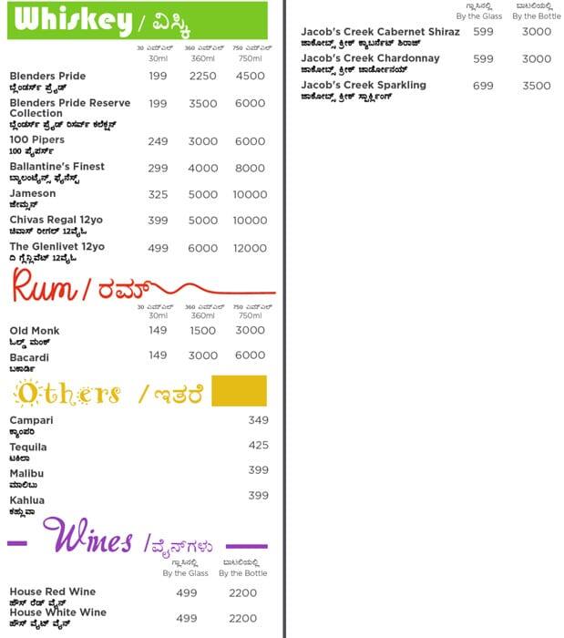 Menu at Spice It - Ibis Hotel, Bengaluru, ibis Bengaluru Outer Ring Road