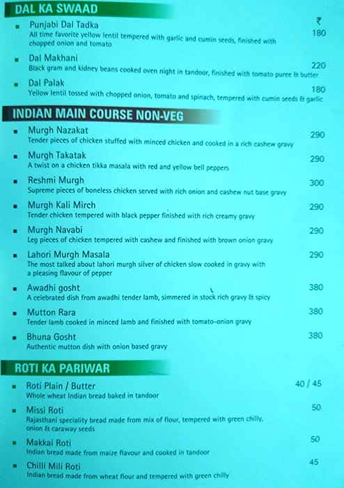 Menu at Simply Indian Family Dining and Bar, Bengaluru