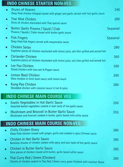 Menu at Simply Indian Family Dining and Bar, Bengaluru
