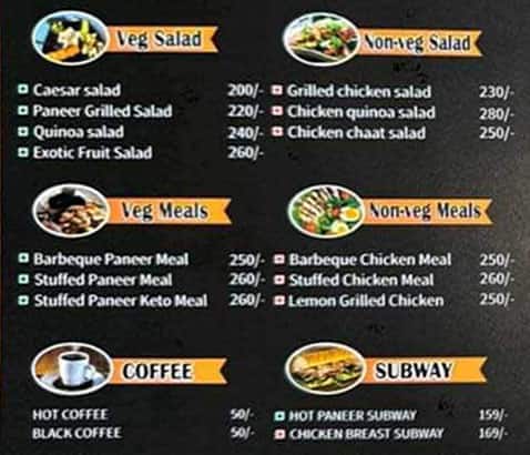 Menu of Smoke House Burger, Mayur Vihar Phase 1, New Delhi