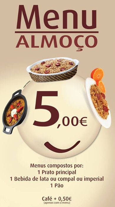 Menu at Café Bom Dia, Sintra, r 604