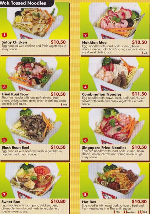 Noodle Canteen Menu, Menu for Noodle Canteen, Papamoa, Tauranga ...