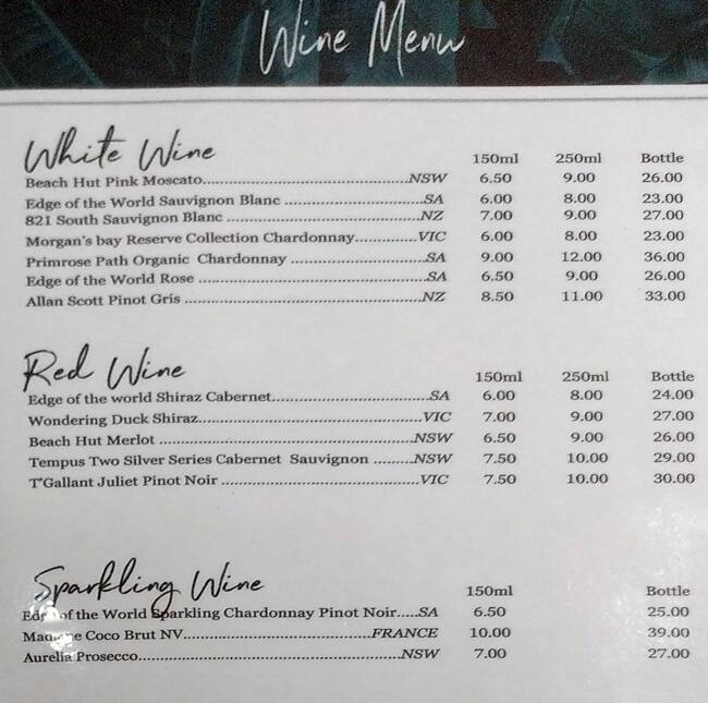 Menu at Newnham Hotel & Function Centre pub & bar, Upper Mount Gravatt