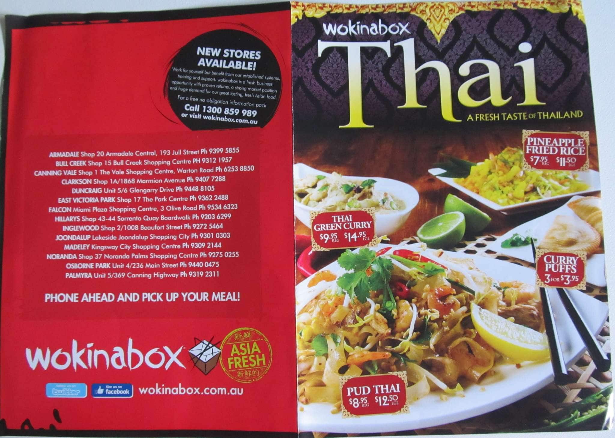 Wok in a Box Falcon Menu, Menu for Wok in a Box Falcon, Falcon, City of ...