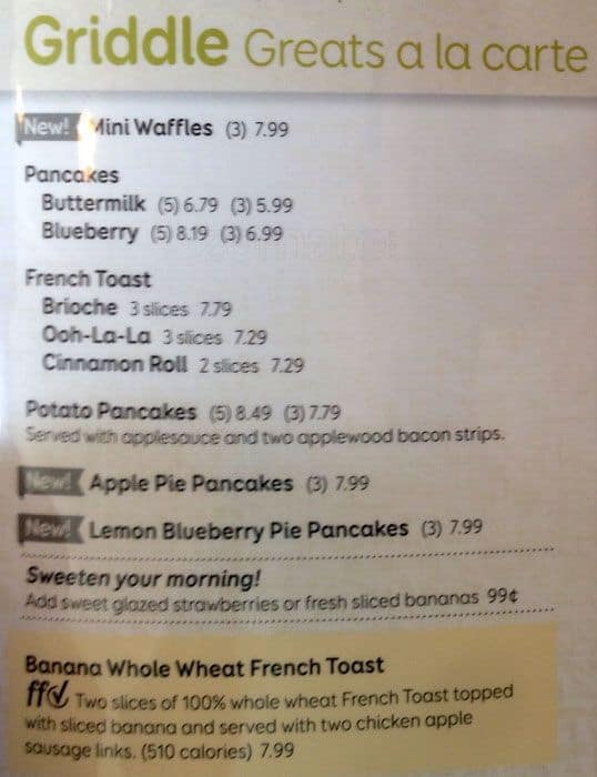 Menu at Perkins Restaurant & Bakery, Doylestown
