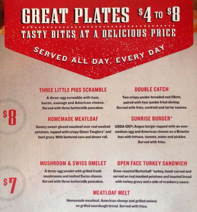 Menu at Perkins Restaurant & Bakery, Doylestown