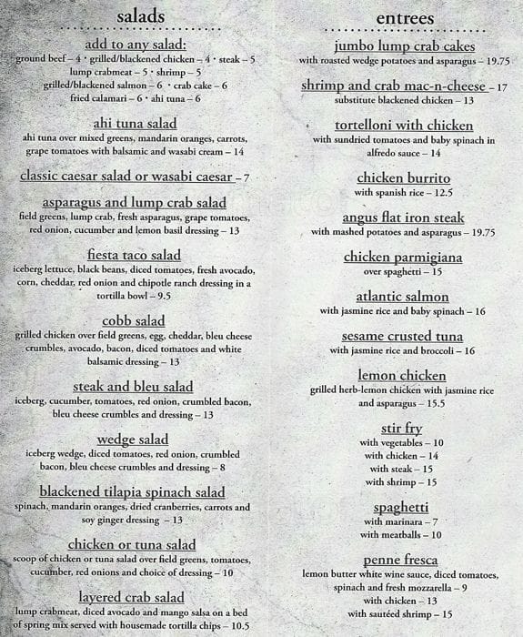 The Office Bar And Grille Menu - Urbanspoon/Zomato