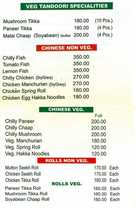 Chawla's Menu, Menu for Chawla's, Preet Vihar, New Delhi - Zomato