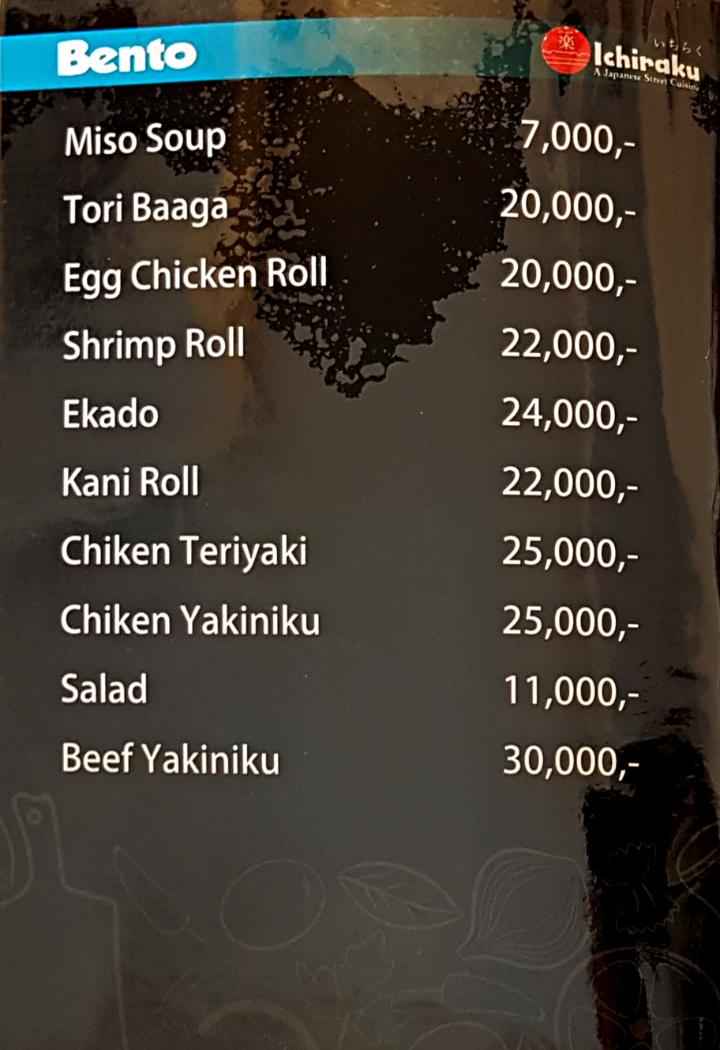 Menu at Ichiraku ramen - new place restaurant, Tangerang, Jl. Kisamaun ...