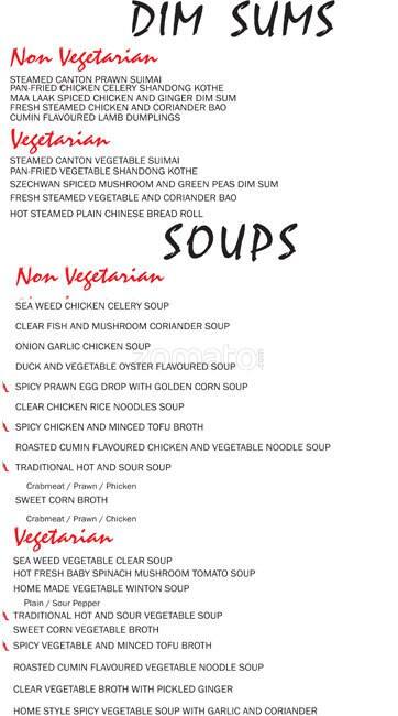 Golden Dragon - Taj Krishna Menu - Zomato