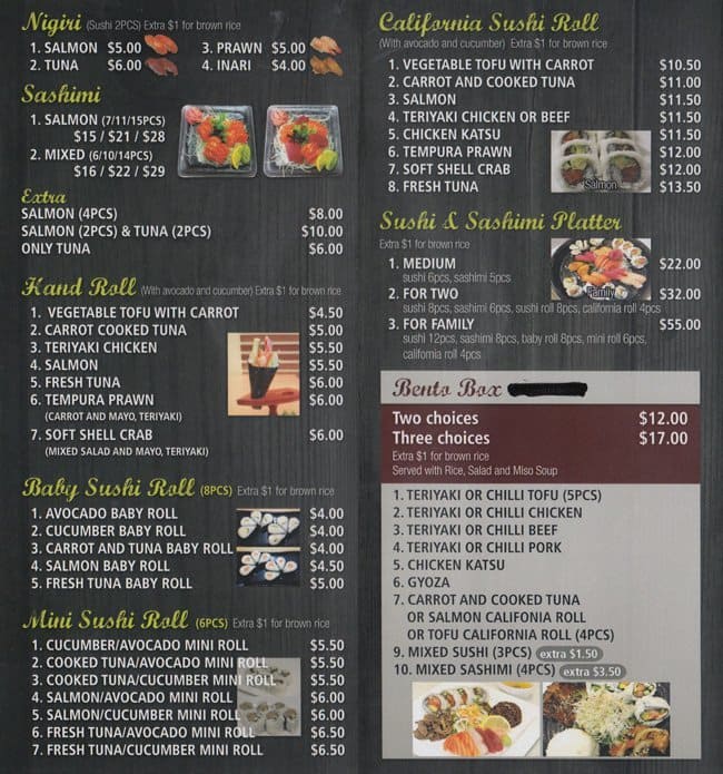 Menu at Brown Rice restaurant, Double Bay, Shop 1/376 New South Head Rd