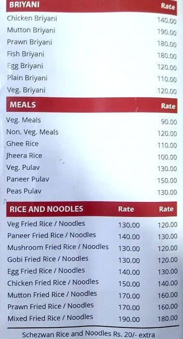 Rajavirundhu Menu, Menu for Rajavirundhu, Kovalam, Chennai - Zomato