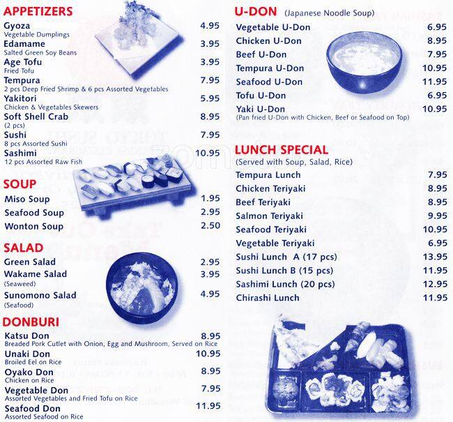 Tokyo Sushi Menu, Menu for Tokyo Sushi, Markham, Toronto - Urbanspoon ... Tokyo Sushi Menu, Menu for Tokyo Sushi, Markham, Toronto - Urbanspoon ...