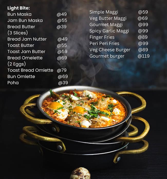 Menu of Kulcha Club, Hinjawadi, Pune