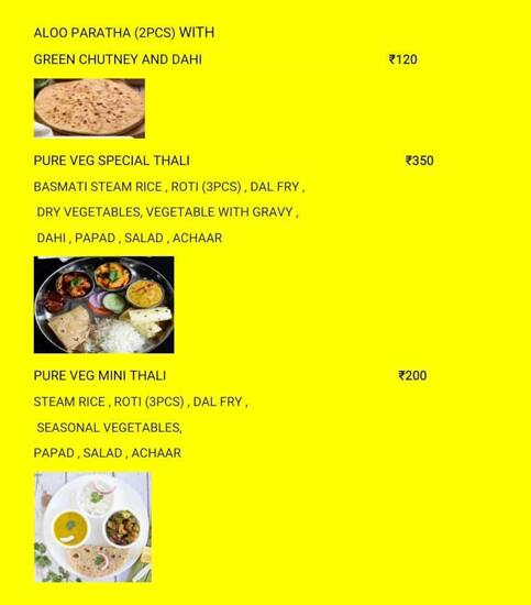 Menu of Veena Ki Desi Rasoi, Manpada, Thane West, Thane
