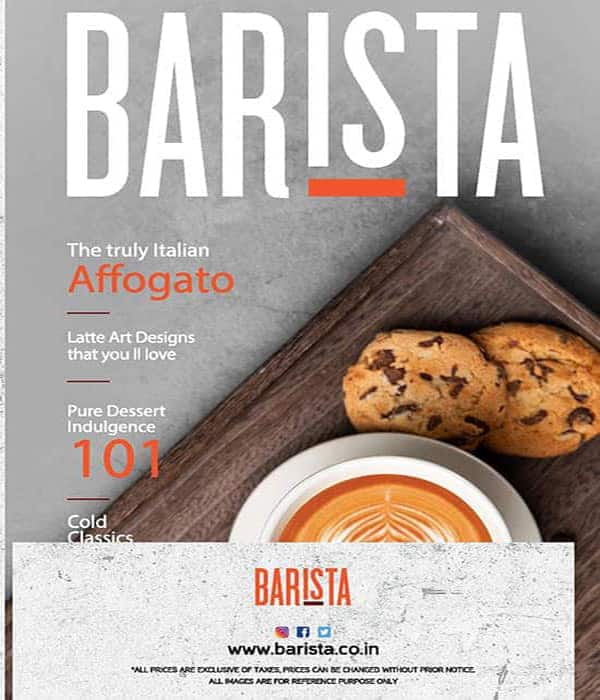 Menu of Barista Coffee, Vasant Vihar, New Delhi