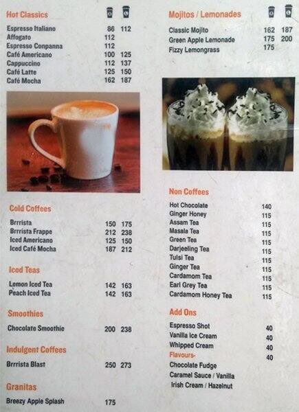 Barista, Connaught Place, New Delhi - Zomato