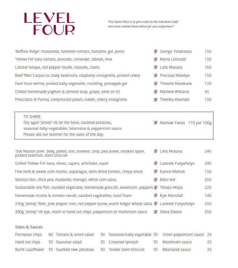 Level Four - 54 on Bath Hotel, Rosebank, Johannesburg - Zomato SA