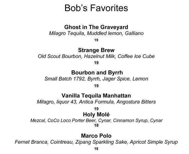 Menu at The Punch Room pub & bar, Charlotte