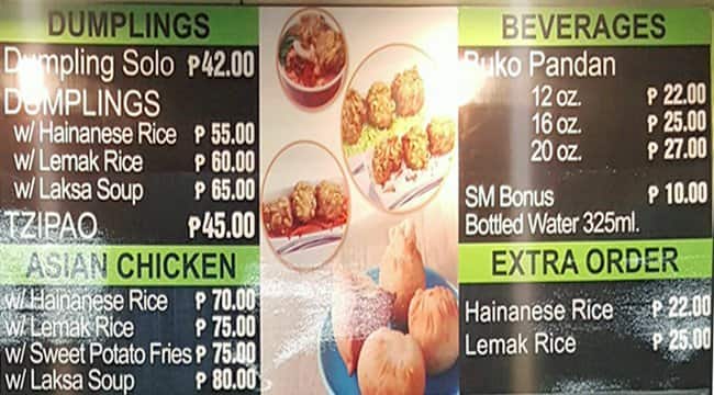 Paotsin Menu, Menu for Paotsin, Bagong Silang, Mandaluyong City ...