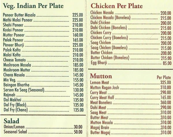 Deluxe Dhaba Menu, Menu for Deluxe Dhaba, Sector 28, Chandigarh - Zomato