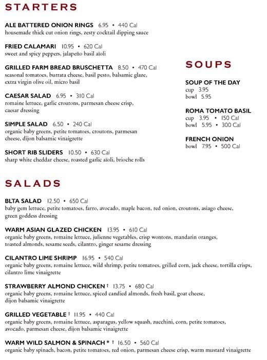 Nordstrom Grill Menu, Menu for Nordstrom Grill, Downtown, Salt Lake ...