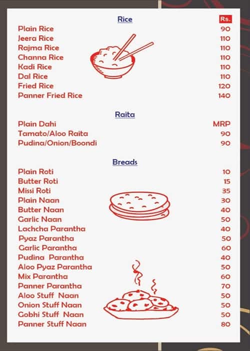 Menu at Grover Cafe by Rawat, New Delhi, Shop No - 16