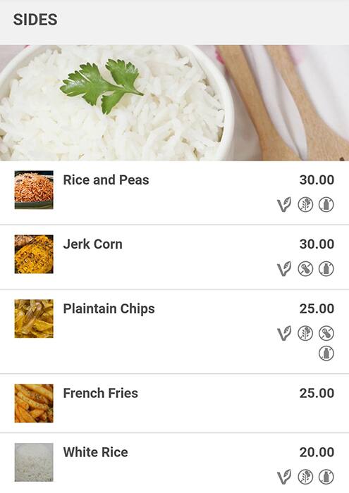 Menu at Kingston 21 restaurant, Abu Dhabi
