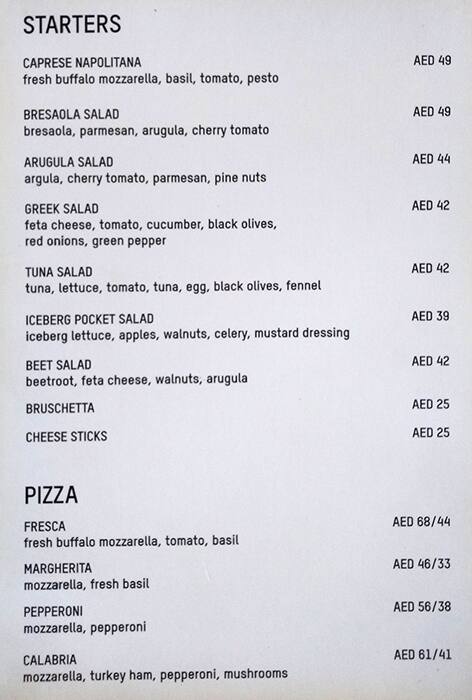 The Pizza Factory Menu, Menu for The Pizza Factory, DIFC, Dubai - Zomato