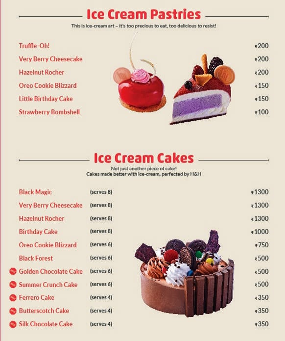 Menu at Huber & Holly, Mumbai, Shop 17