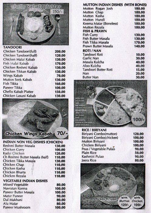 Tandoor House Menu, Menu for Tandoor House, Golpark, Kolkata - Zomato