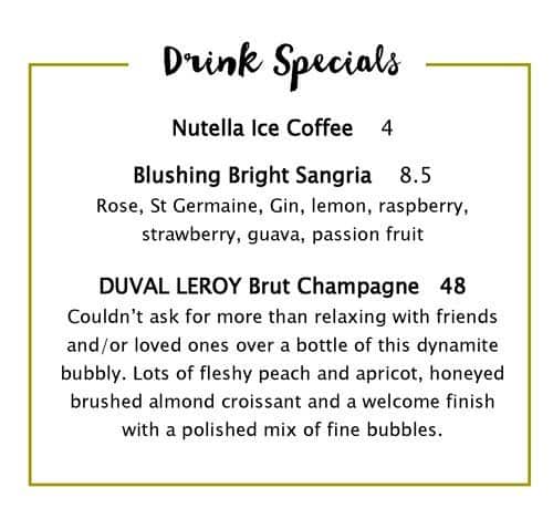 Menu at Backstreet Cafe, Houston