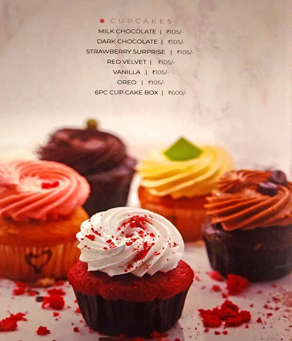 Menu at Smoor, Bengaluru