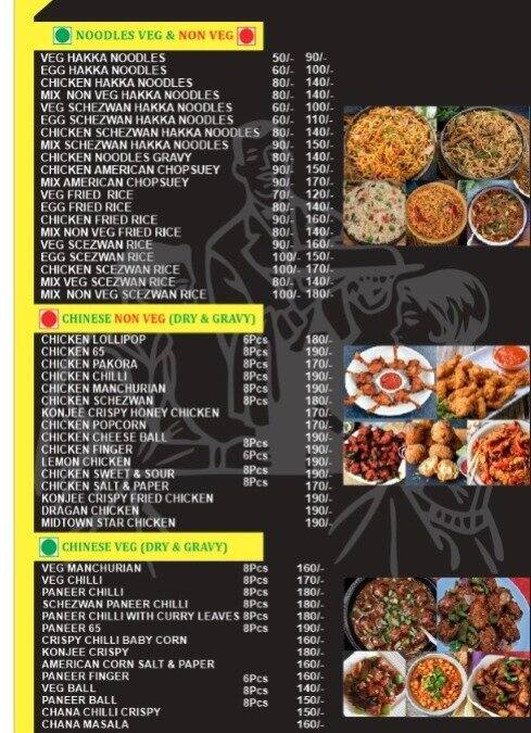 Menu at The Quencher, Ranchi