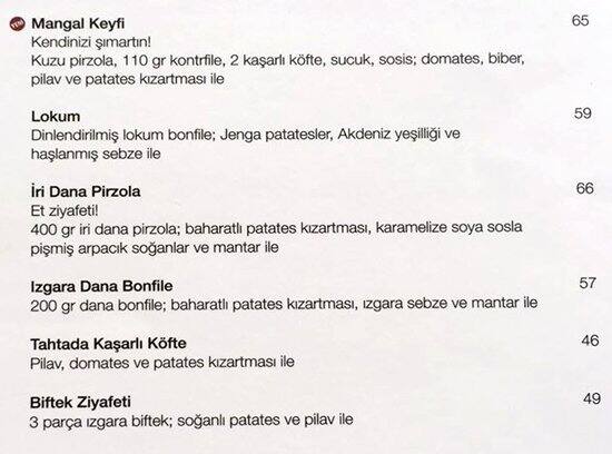 Carta de Harvard Cafe Watergarden, Estambul, Barbaros Mahallesi