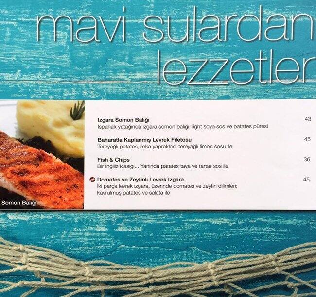 Carta de Harvard Cafe Watergarden, Estambul, Barbaros Mahallesi