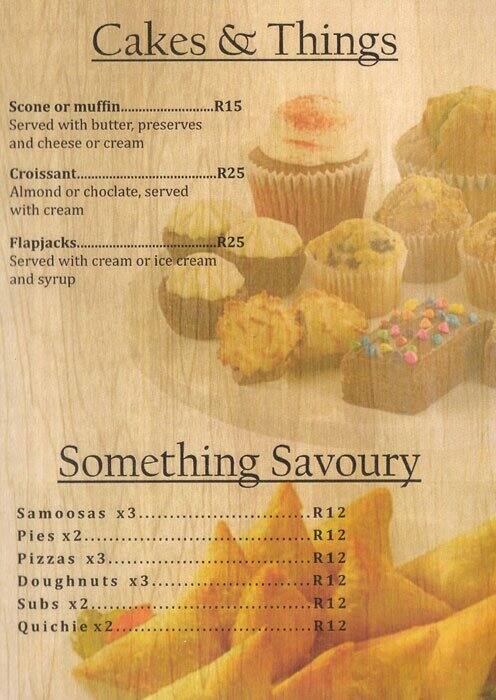 Menu at 46 Beans Coffee Shop cafe, Cape Town