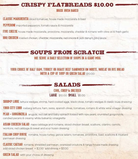 Menu at Rise Kitchen & Bakery (in Seminole Hard Rock Tampa), Tampa