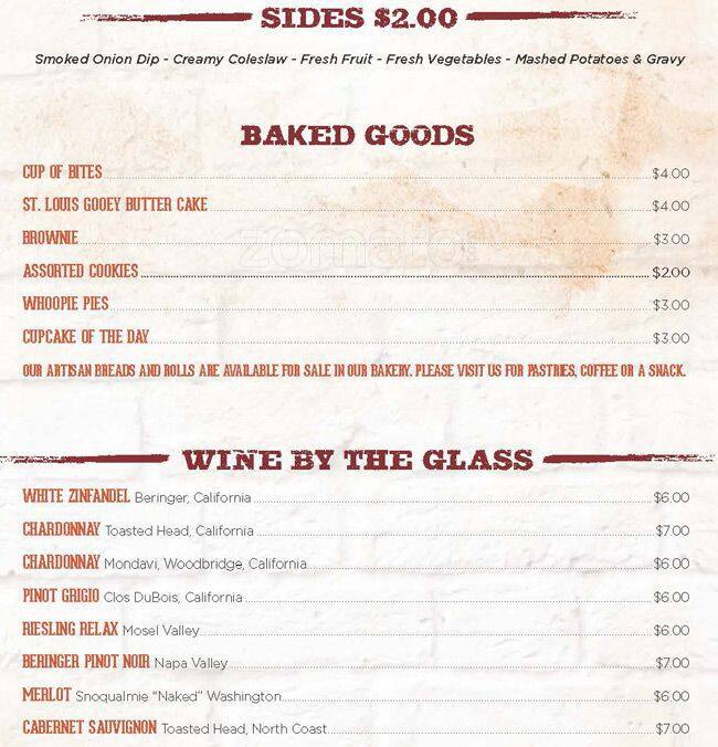 Menu at Rise Kitchen & Bakery (in Seminole Hard Rock Tampa), Tampa