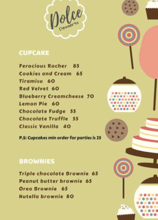 Dolce desserts store