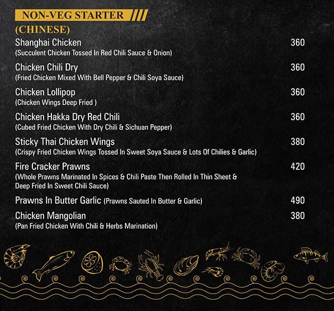 Menu at Majhali Fine - Dine Seafood Restaurant, Nashik