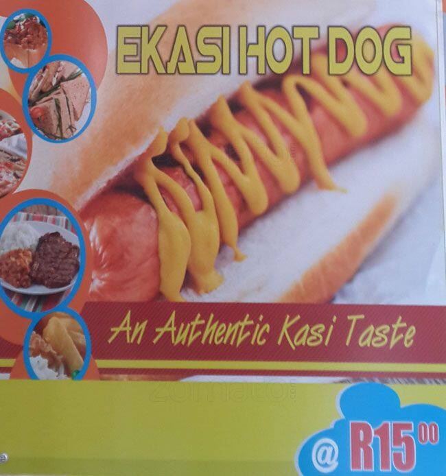 Speisekarte von Ekasi Spot Pizza, Johannesburg