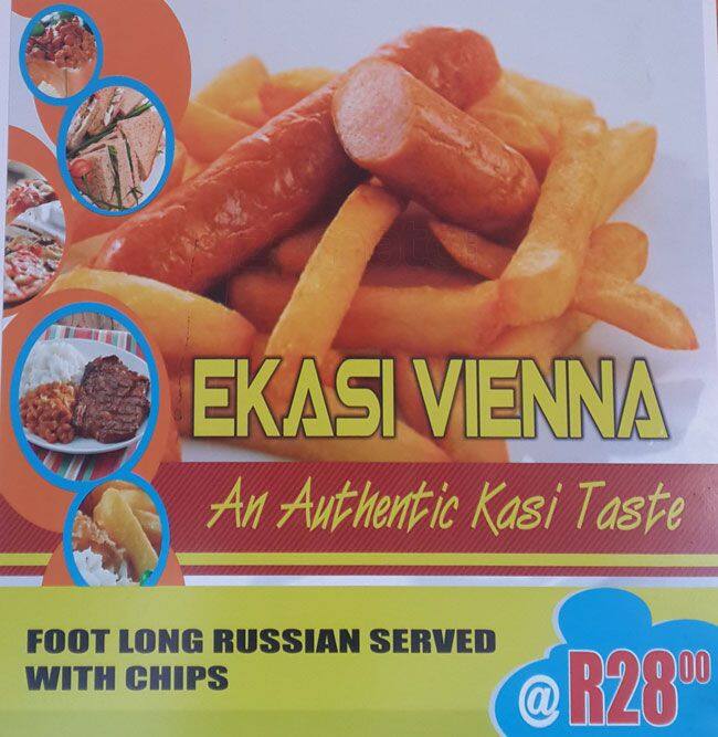 Speisekarte von Ekasi Spot Pizza, Johannesburg